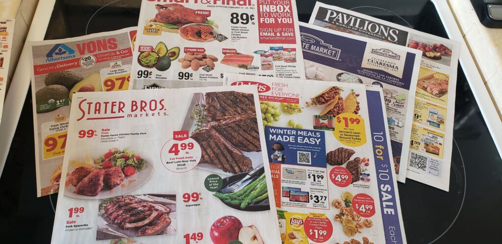 FREE Cutting and Pasting Activity Using Grocery Ads – The Salty Mamas